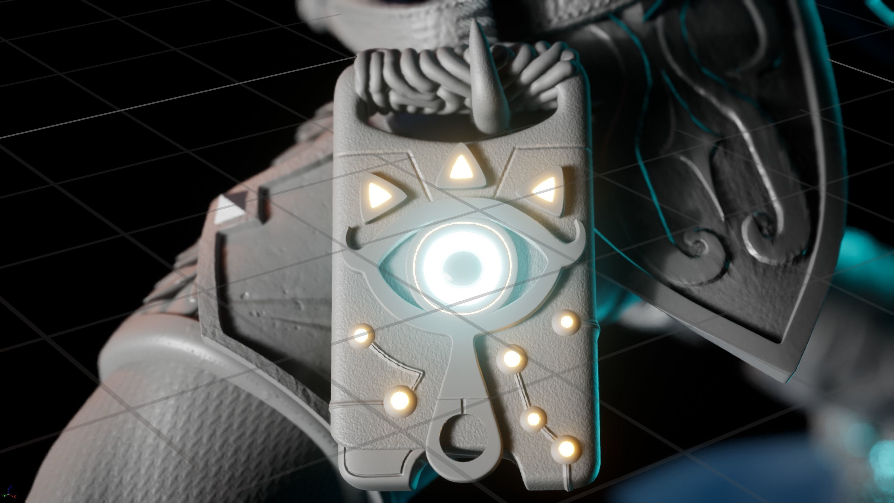 Link - Zora Armor 3D model 3D printable | CGTrader