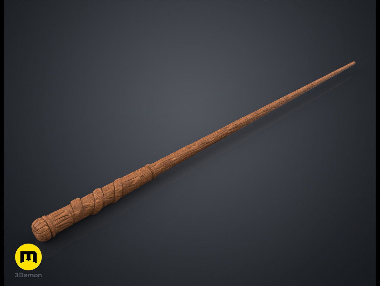 Percy Weasleys Wand 3D model 3D printable | CGTrader