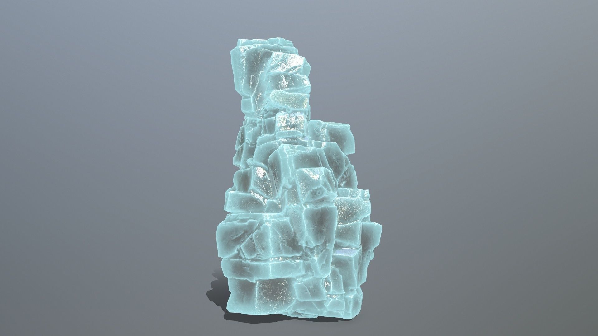 3D model ice cliff VR / AR / low-poly | CGTrader