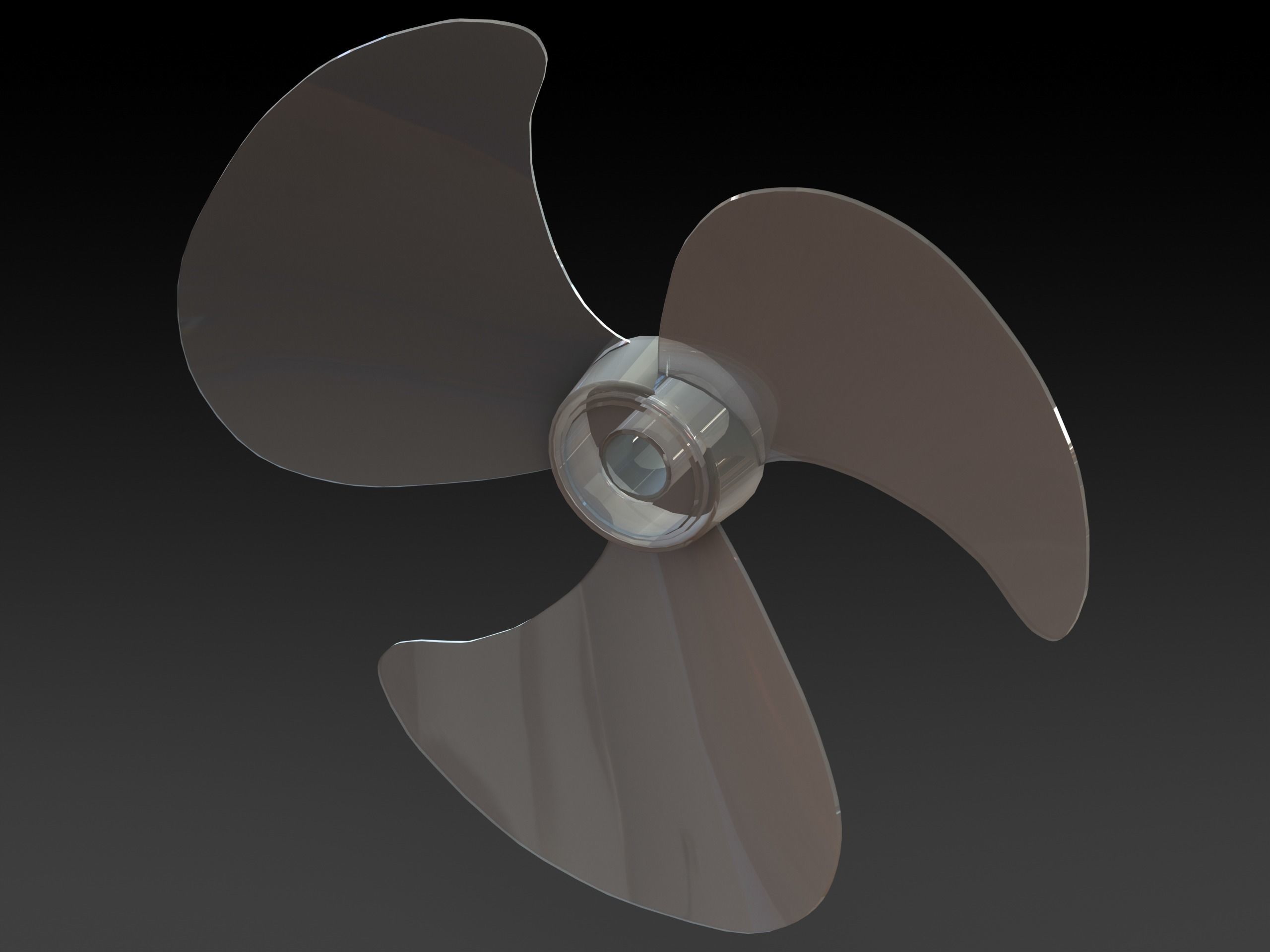 Fan Propeller 3D model rigged | CGTrader