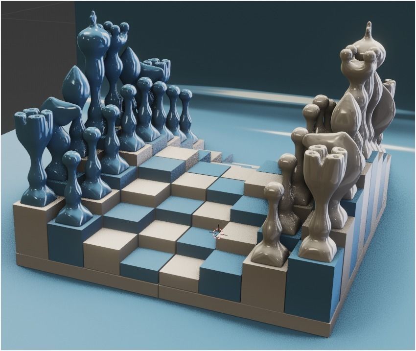 Smooth Chess 3D model | CGTrader