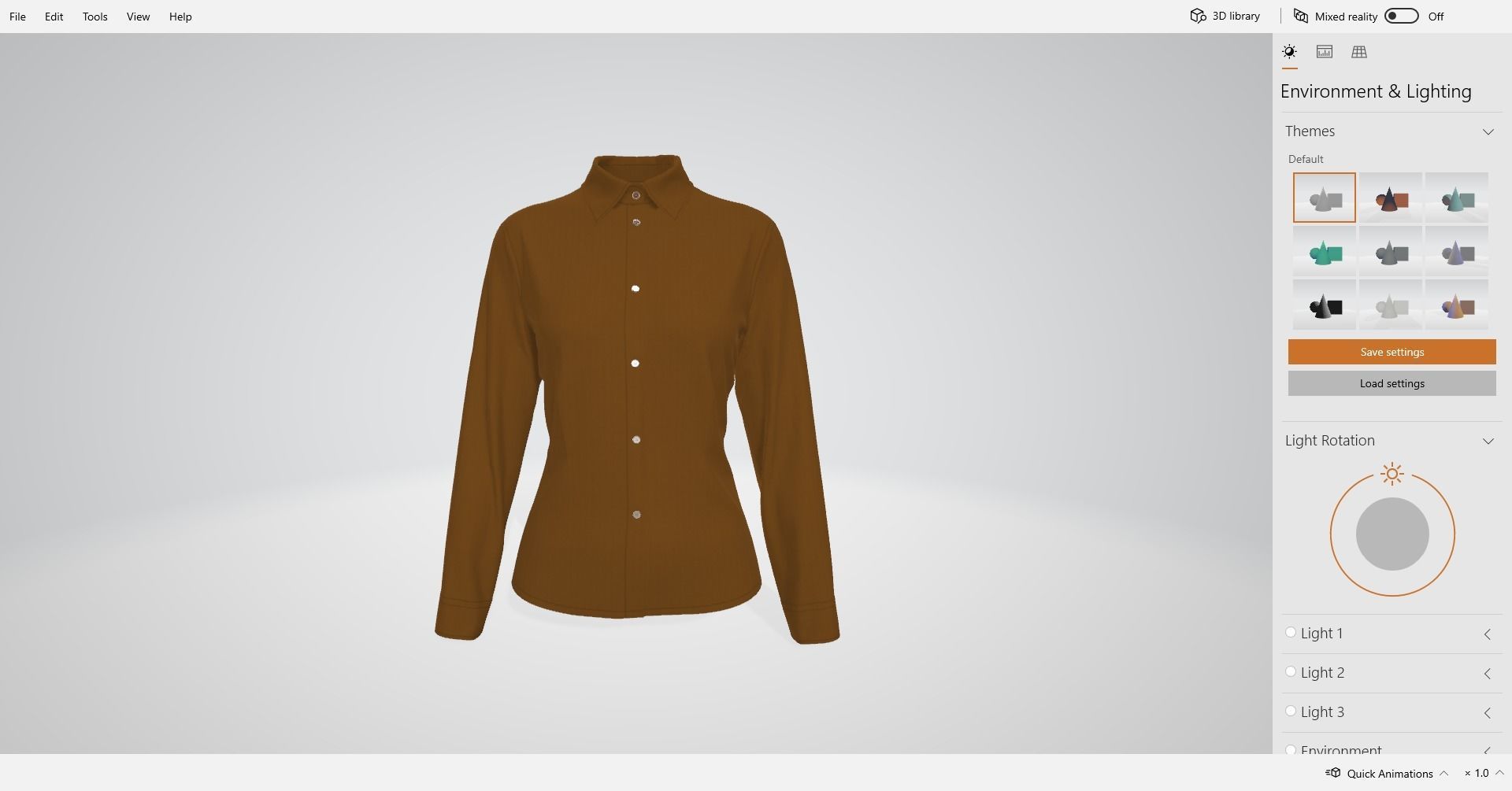 Women Formal Shirt Design 3D model | CGTrader