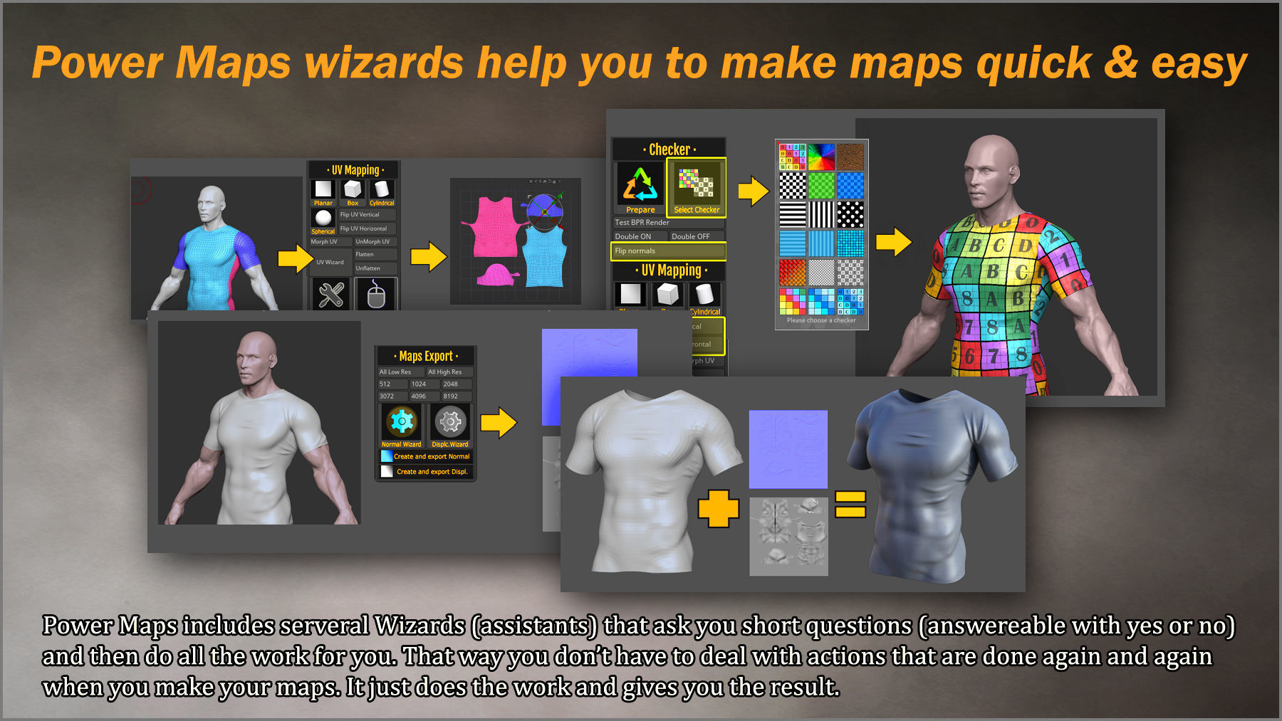 Power Maps ZBrush Plugin 3D model | CGTrader