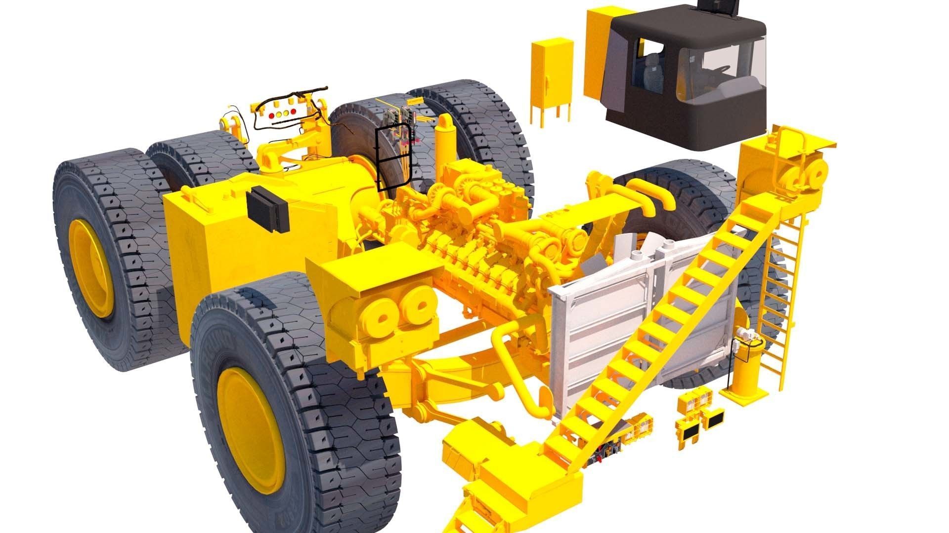 mining truck 3D model | CGTrader