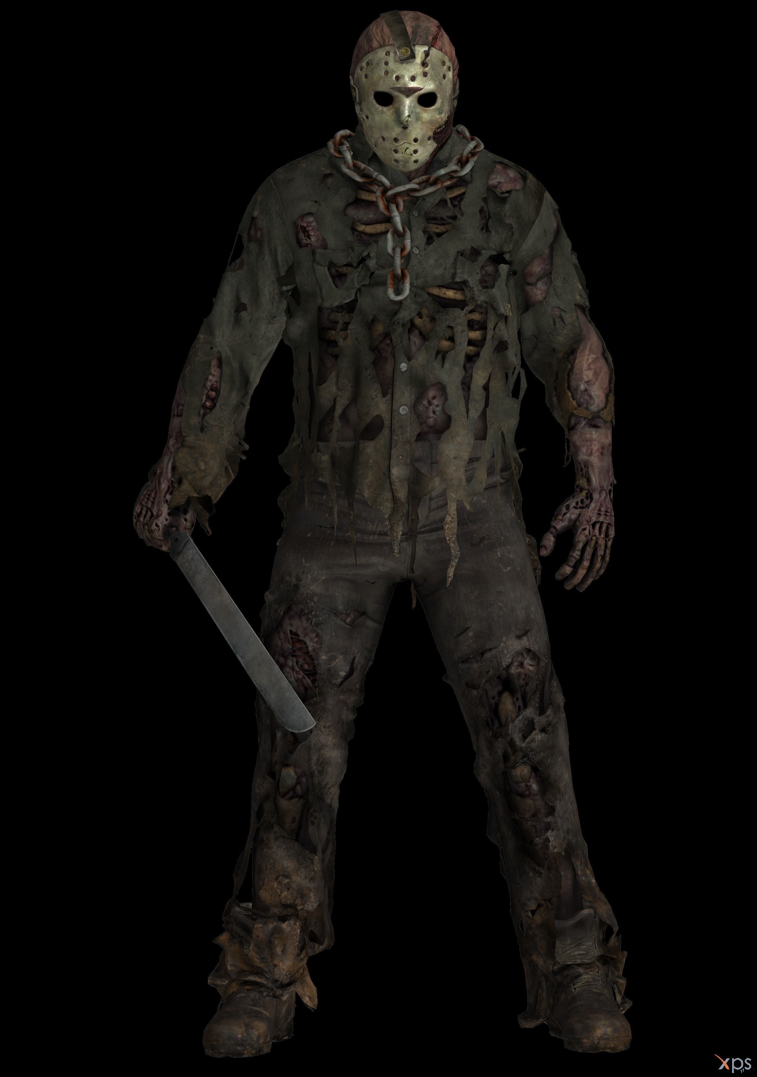Jason Voorhees 3D model rigged | CGTrader