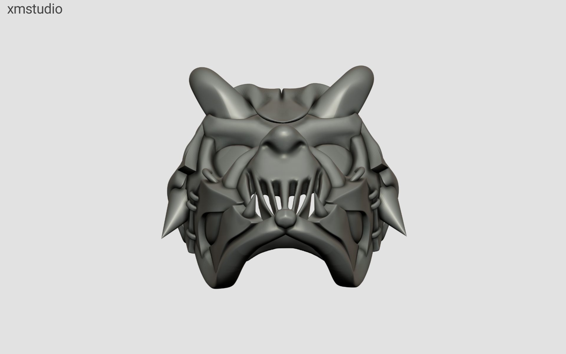 ONI MASK CYBORG 3D model 3D printable | CGTrader