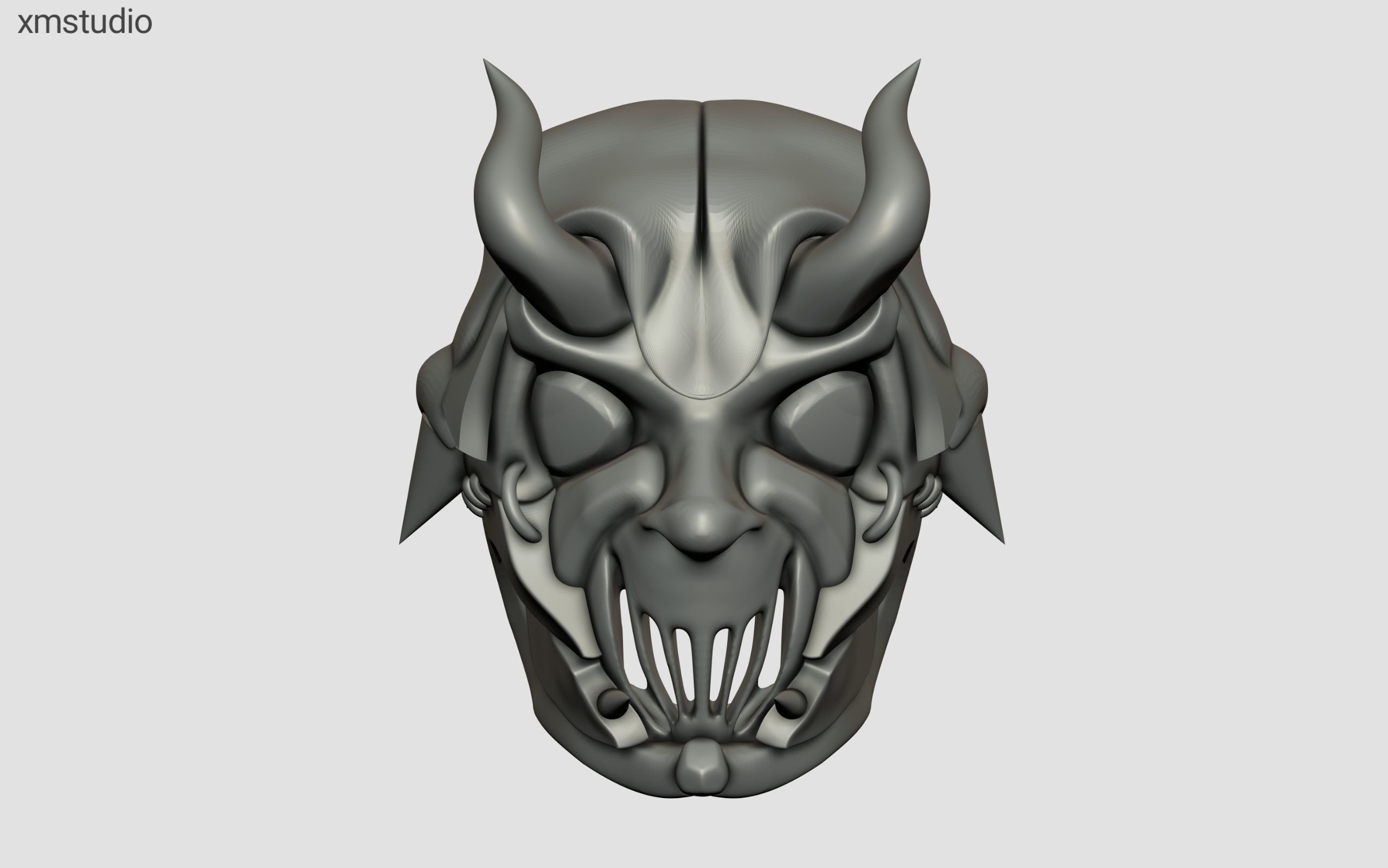 ONI MASK CYBORG 3D model 3D printable | CGTrader