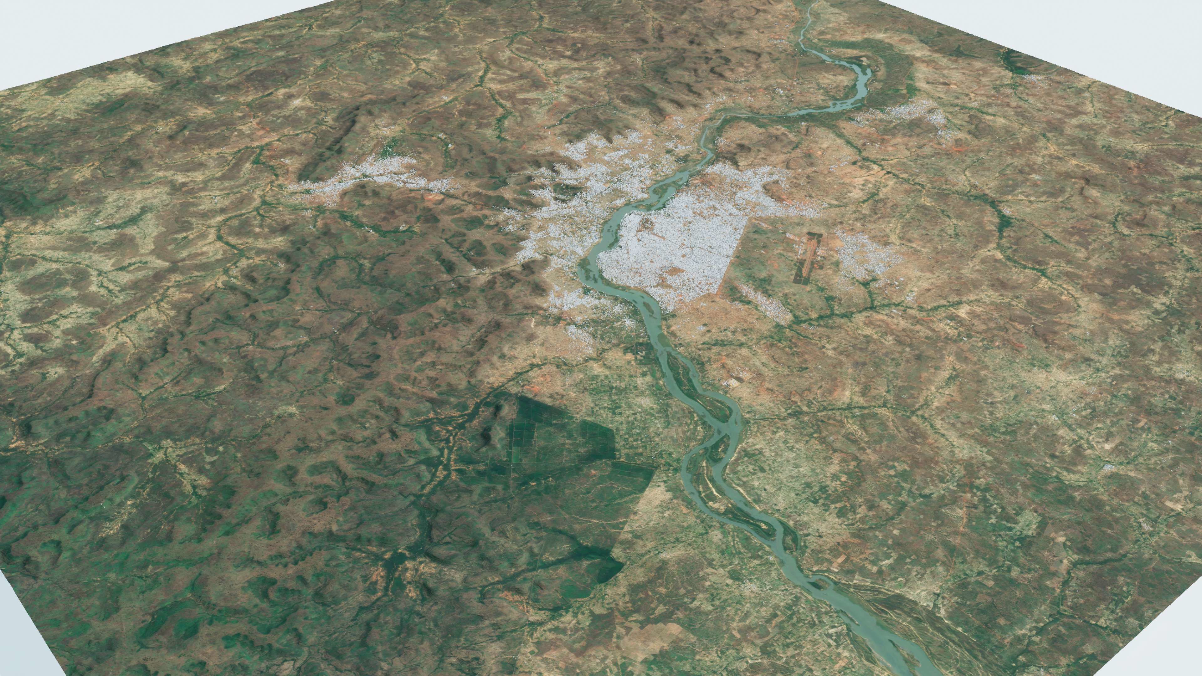 Bamako Mali City Landscape 3D Model 3D model | CGTrader