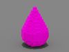 3D model Pink Voxel Drop VR / AR / low-poly | CGTrader