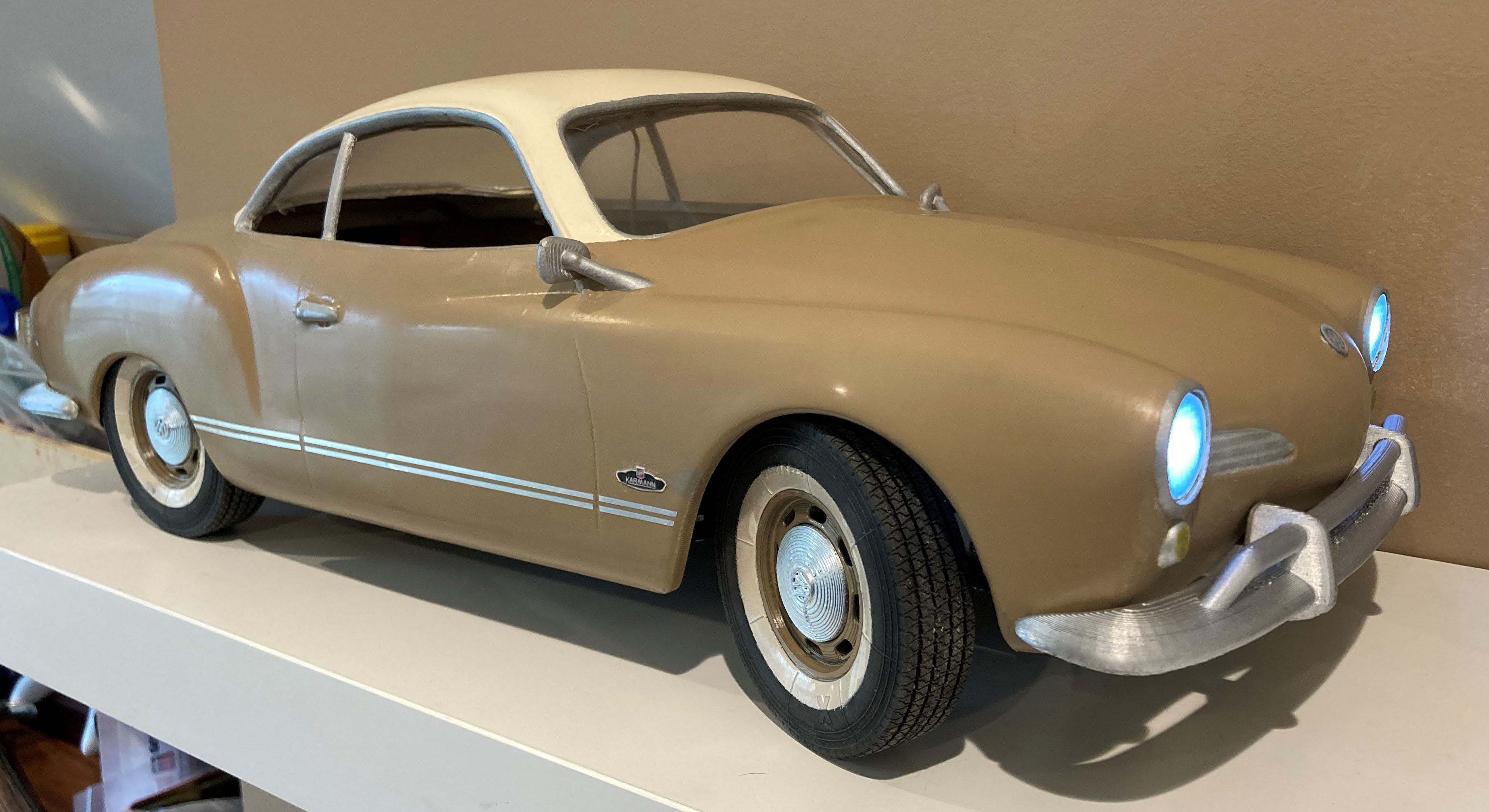 8th Scale RC Volkswagen Karmann Ghia files and instructions 3D model 3D ...