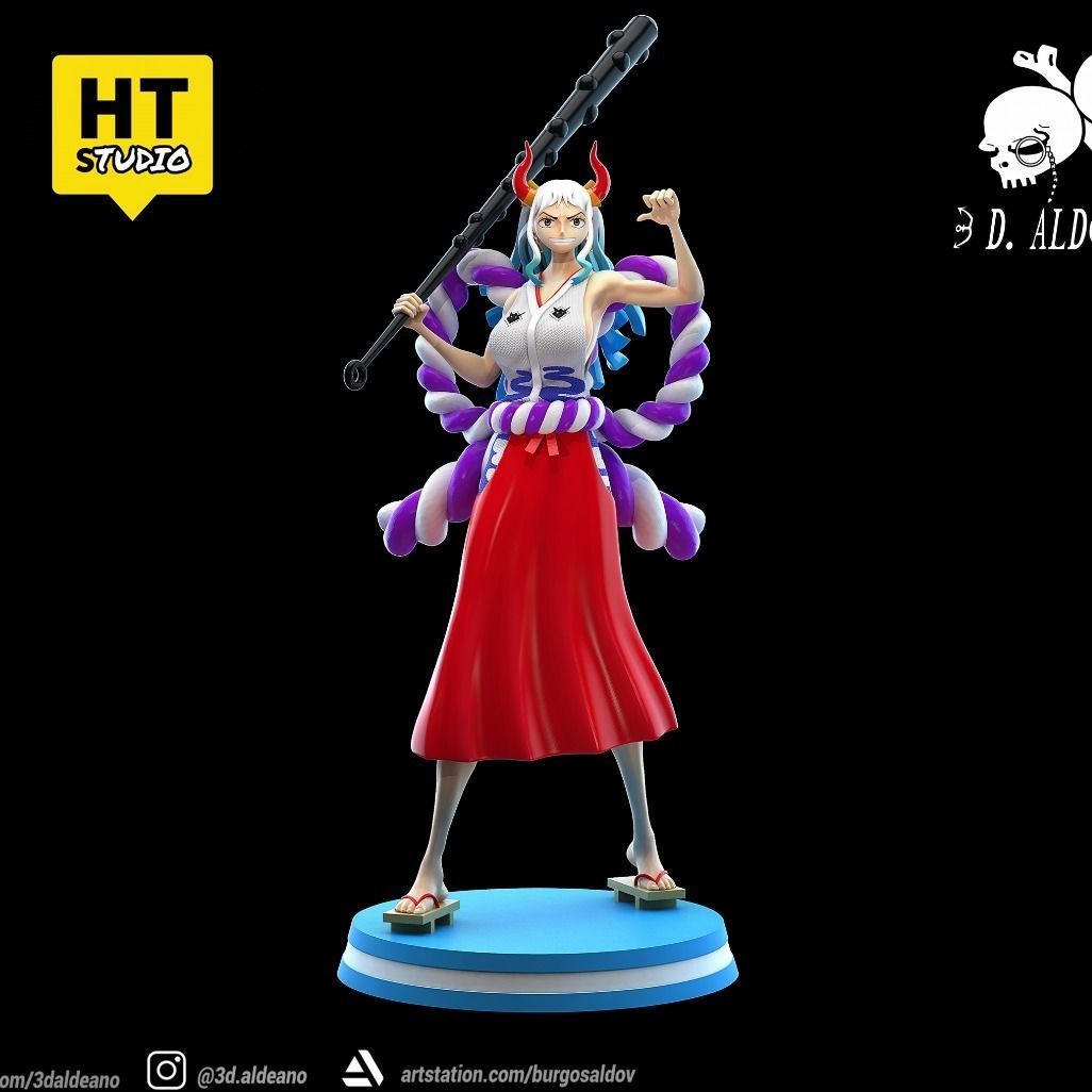 Yamato One Piece 3D model 3D printable | CGTrader
