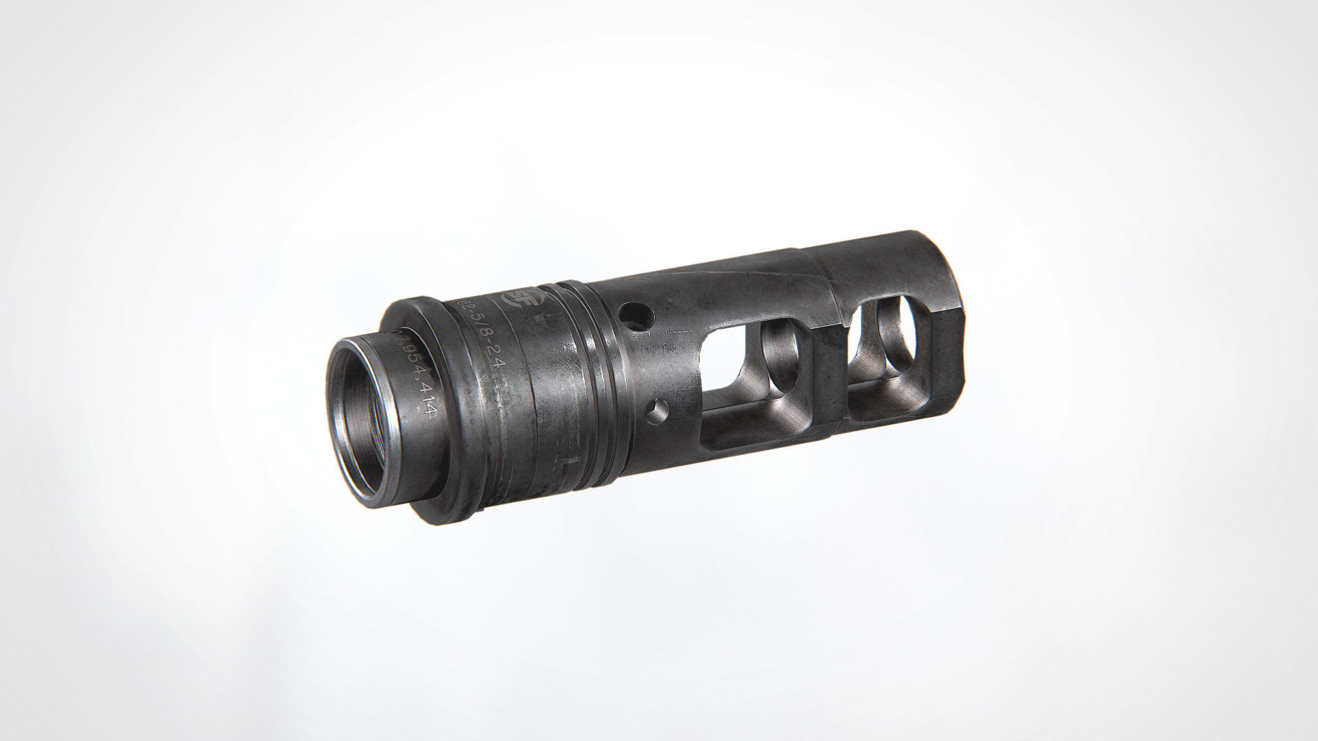 3D model SOCOM-762 Muzzle Brake VR / AR / low-poly | CGTrader