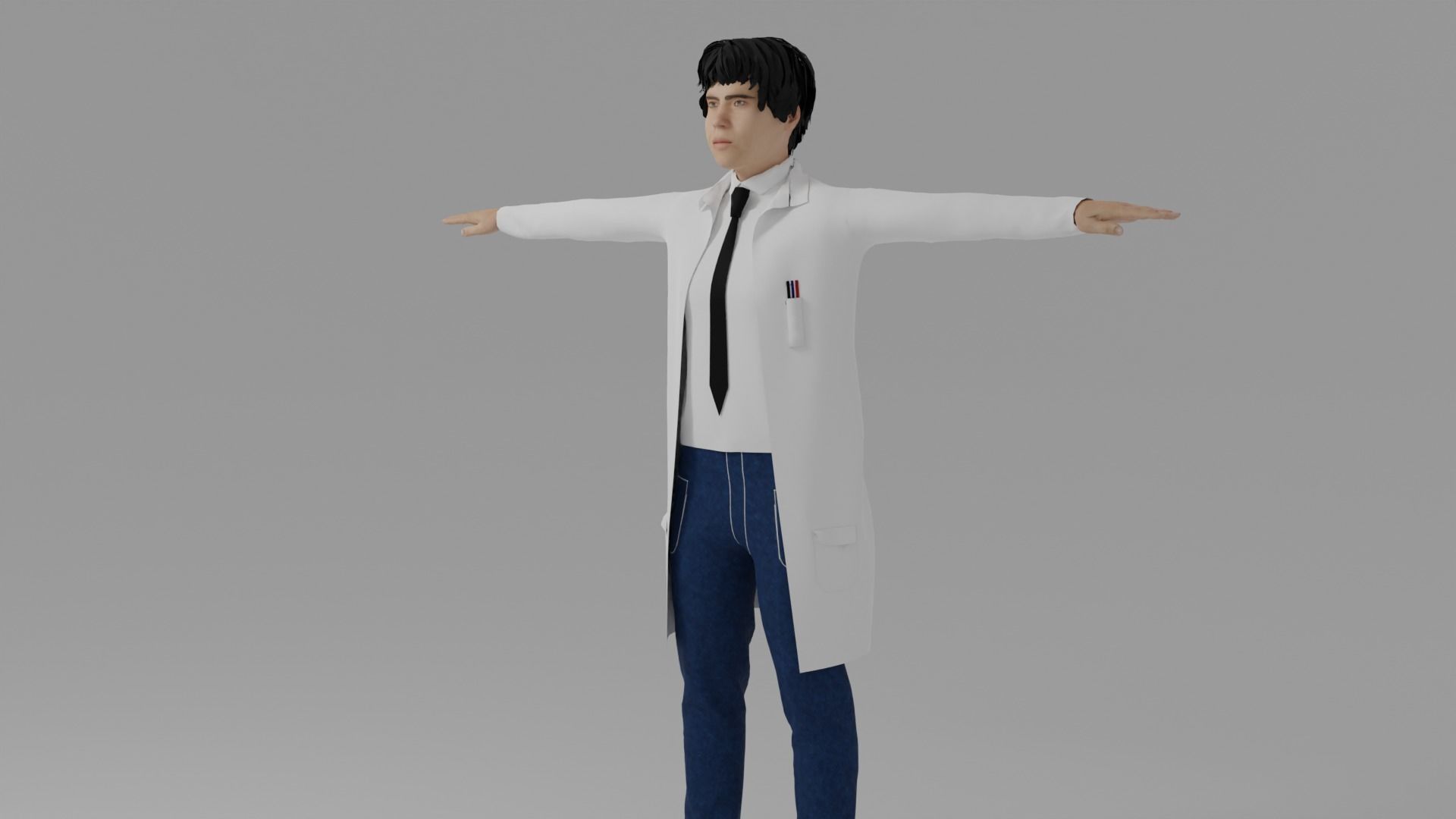 3D model Scientist Man VR / AR / low-poly | CGTrader