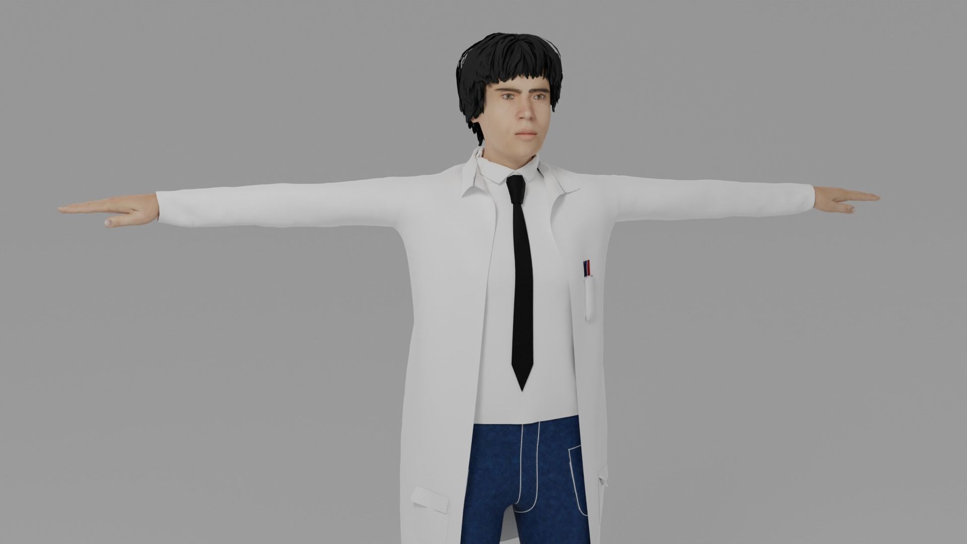 3D model Scientist Man VR / AR / low-poly | CGTrader