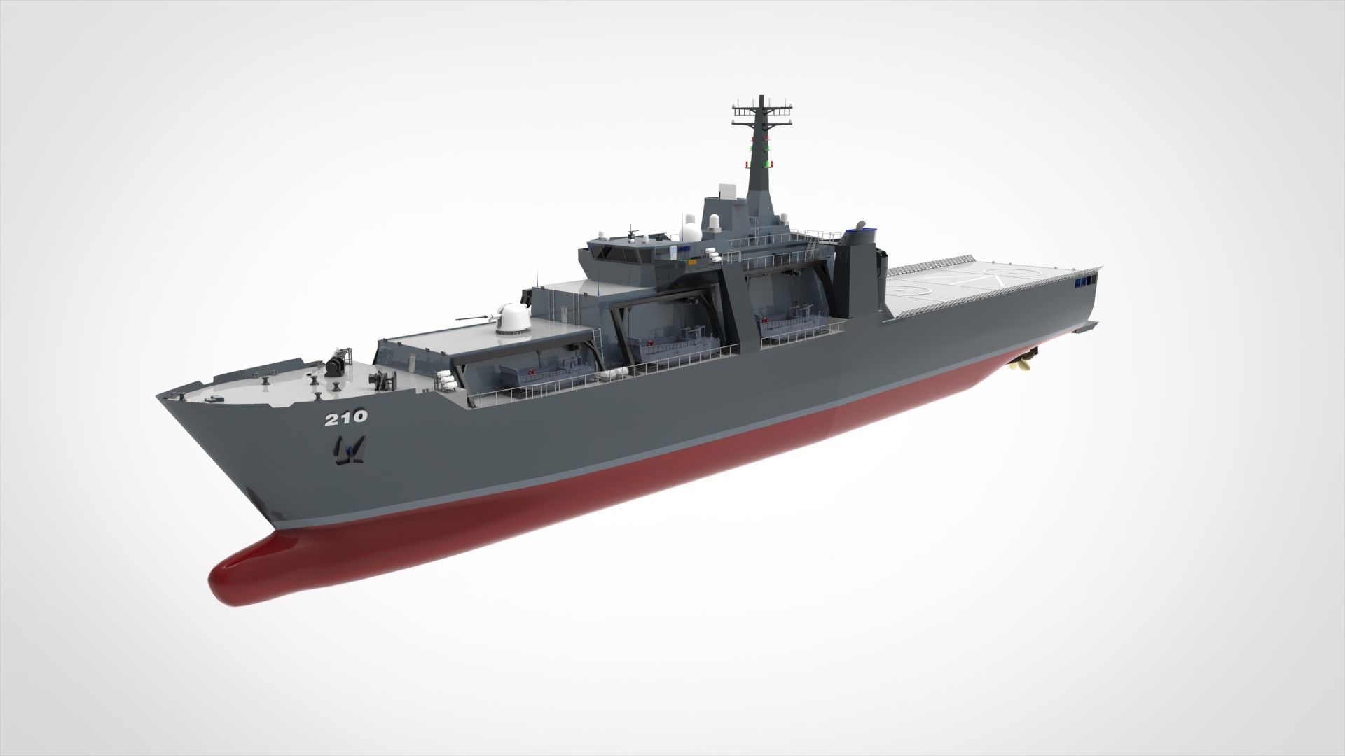 LPD singapore RSS Presistance 209 3D model | CGTrader