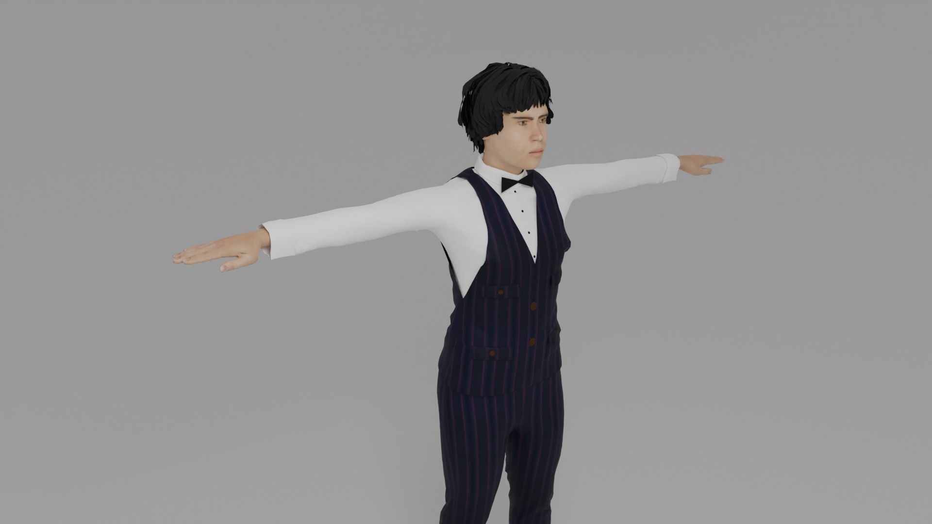 3D model Servant Man VR / AR / low-poly | CGTrader