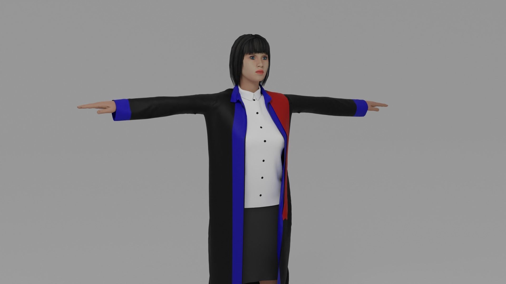 3D model Graduation Woman VR / AR / low-poly | CGTrader