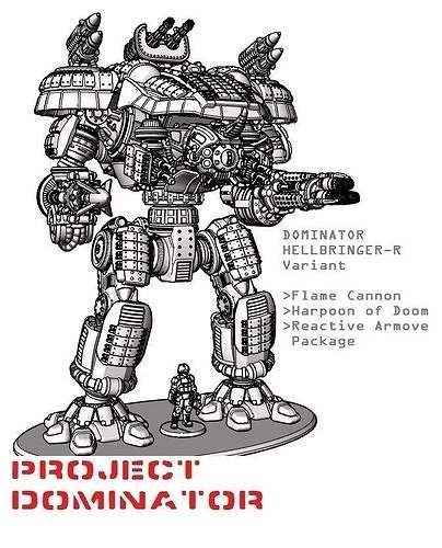 Project Dominator Hellbringer-R Close Assault Variant 3D model 3D ...