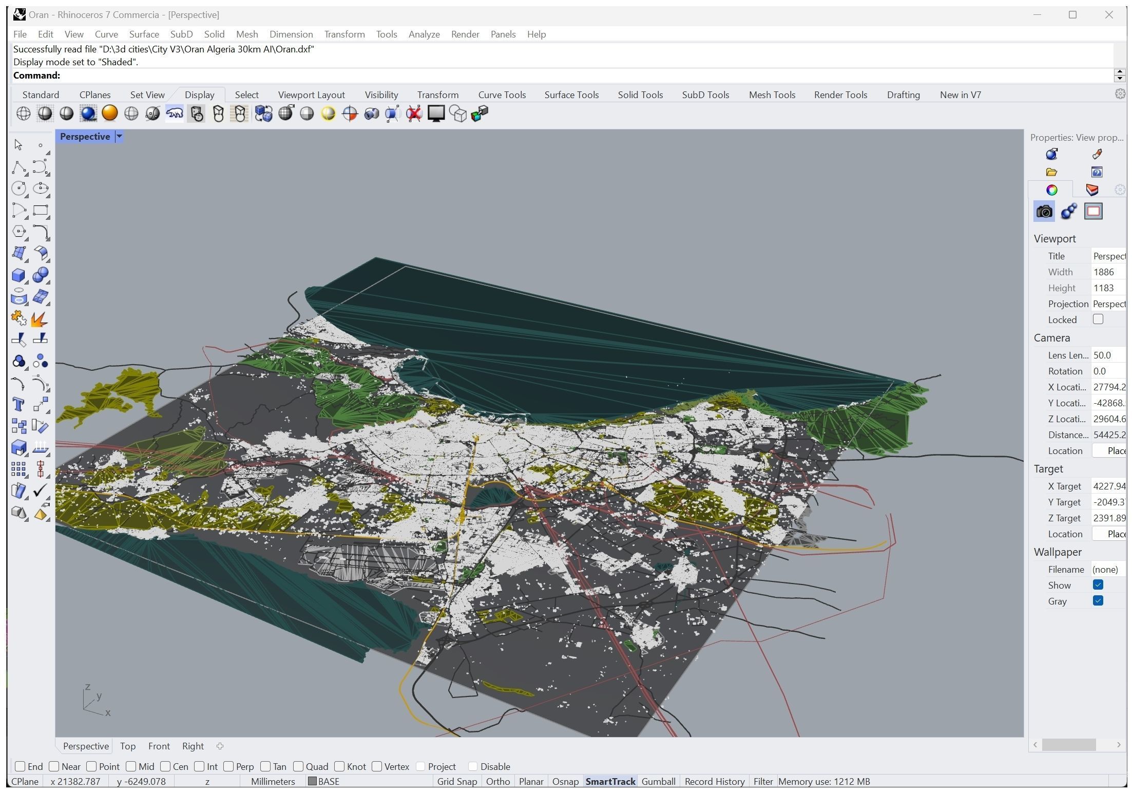 3D model Oran City Algeria 30km VR / AR / low-poly | CGTrader