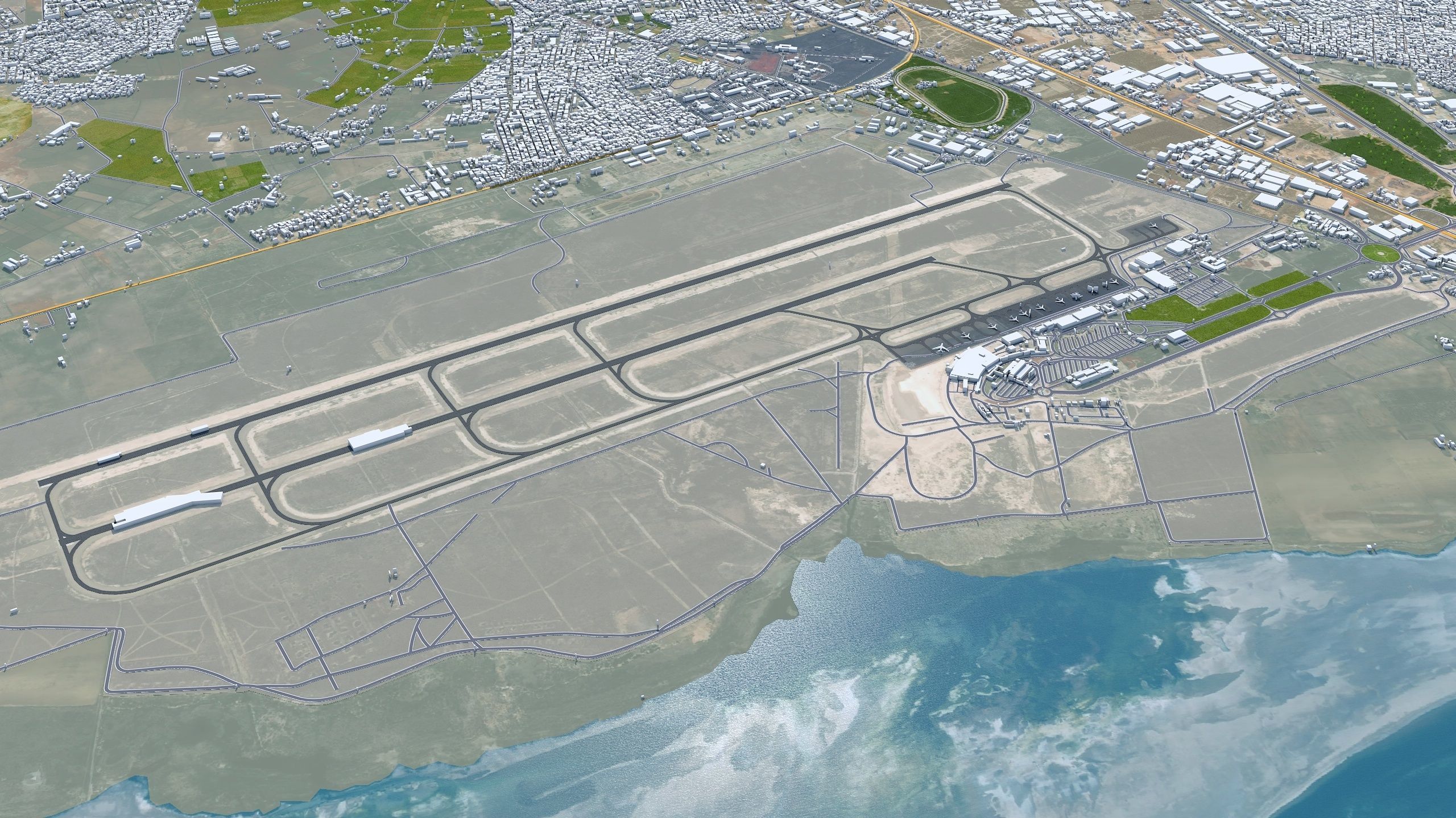 3D model Oran City Algeria 30km VR / AR / low-poly | CGTrader