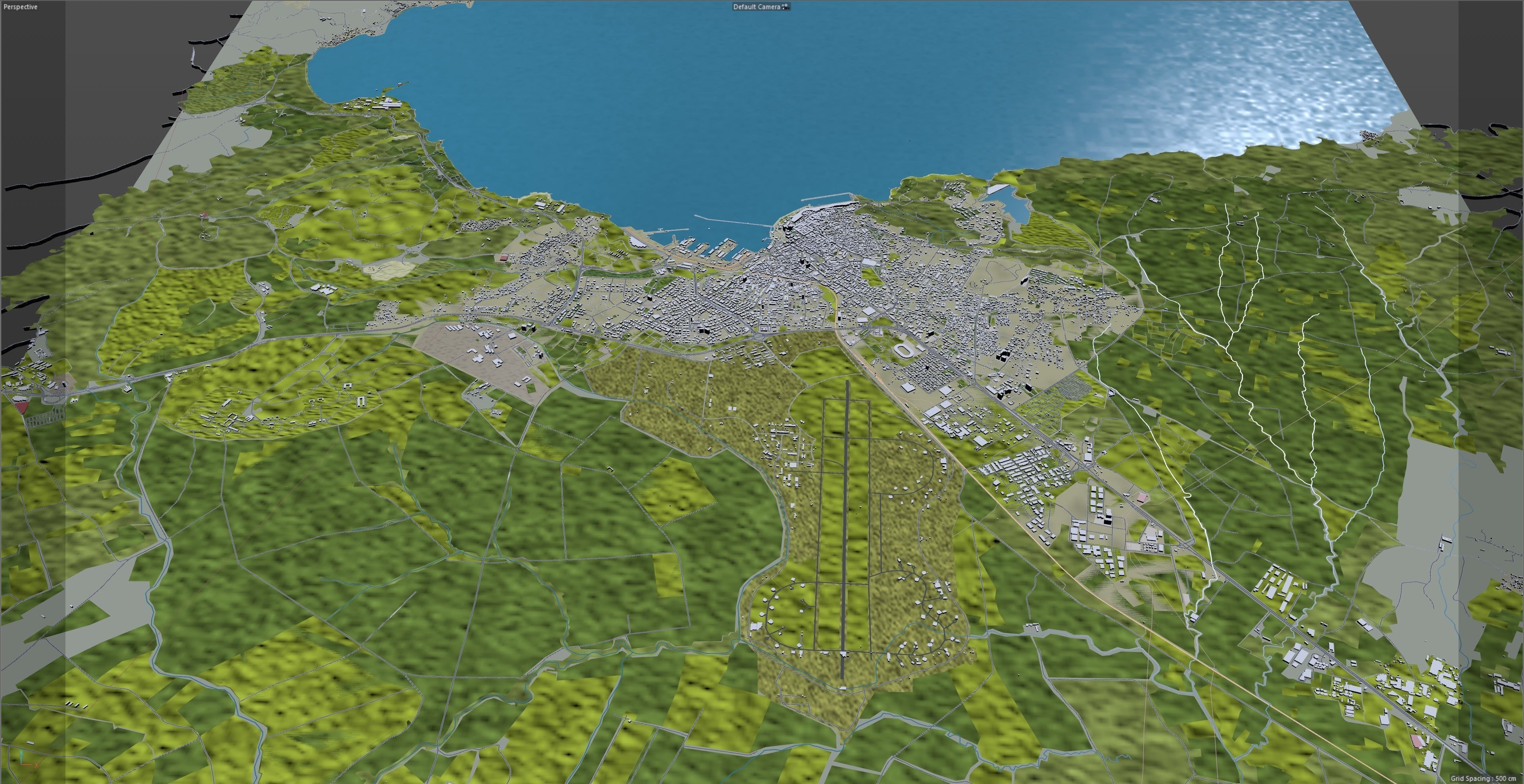 3D model Bandirma Turkey 20km VR / AR / low-poly | CGTrader