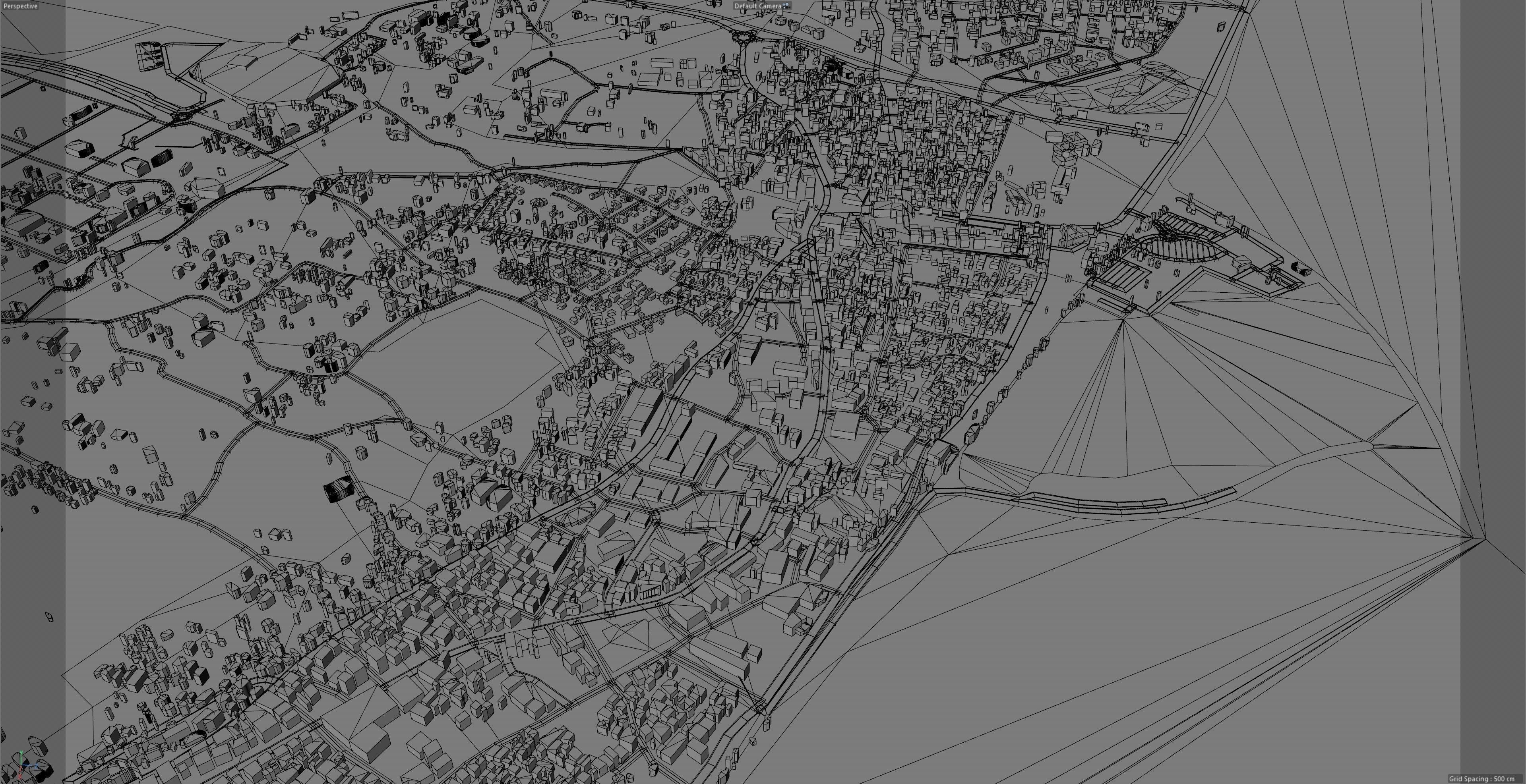 3D model Al Seeb Oman 40km AI VR / AR / low-poly | CGTrader