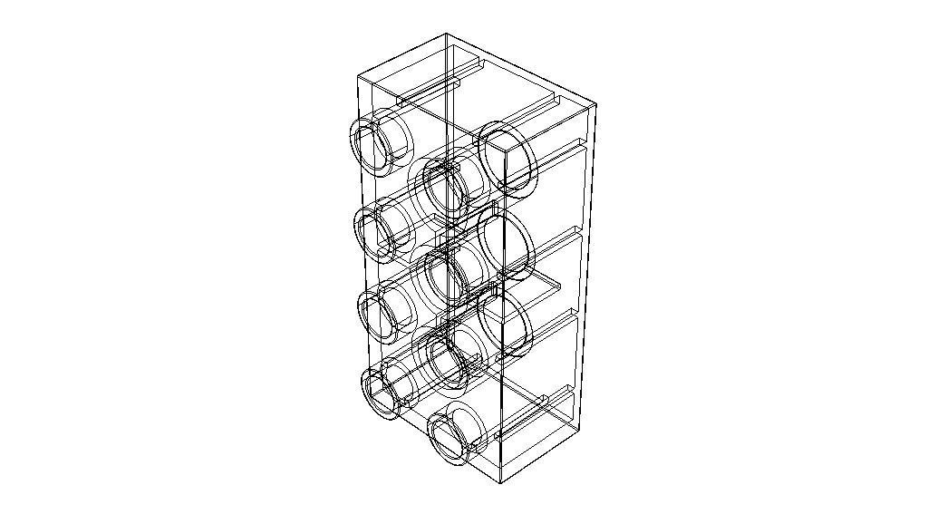 2x2 and 2x4 Building Blocks Design 3D model rigged | CGTrader