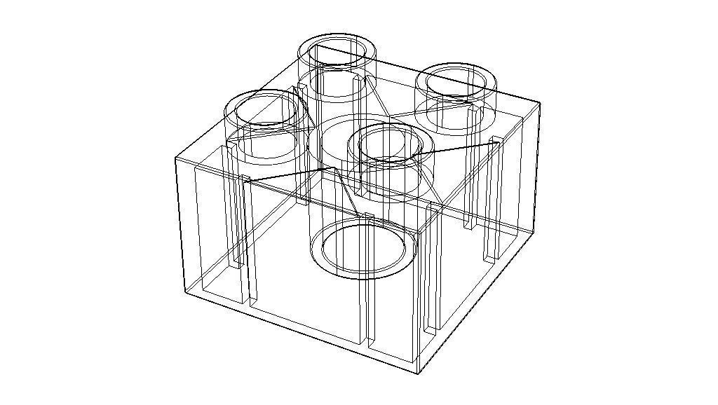 2x2 and 2x4 Building Blocks Design 3D model rigged | CGTrader