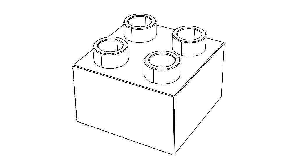 2x2 and 2x4 Building Blocks Design 3D model rigged | CGTrader