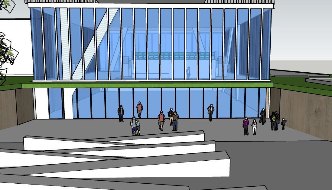 Detail Model of Wyly Theatre 3D model | CGTrader