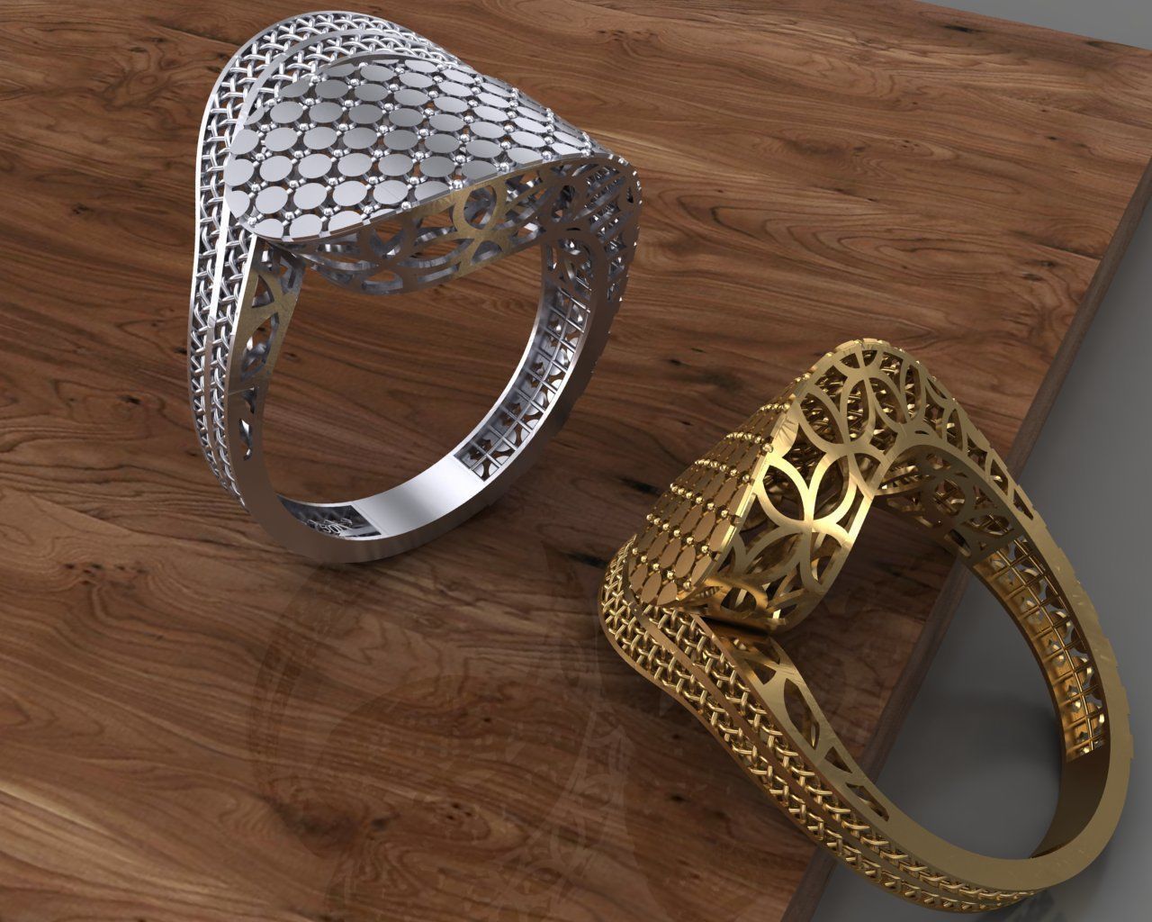 gold ring free 3D model | CGTrader