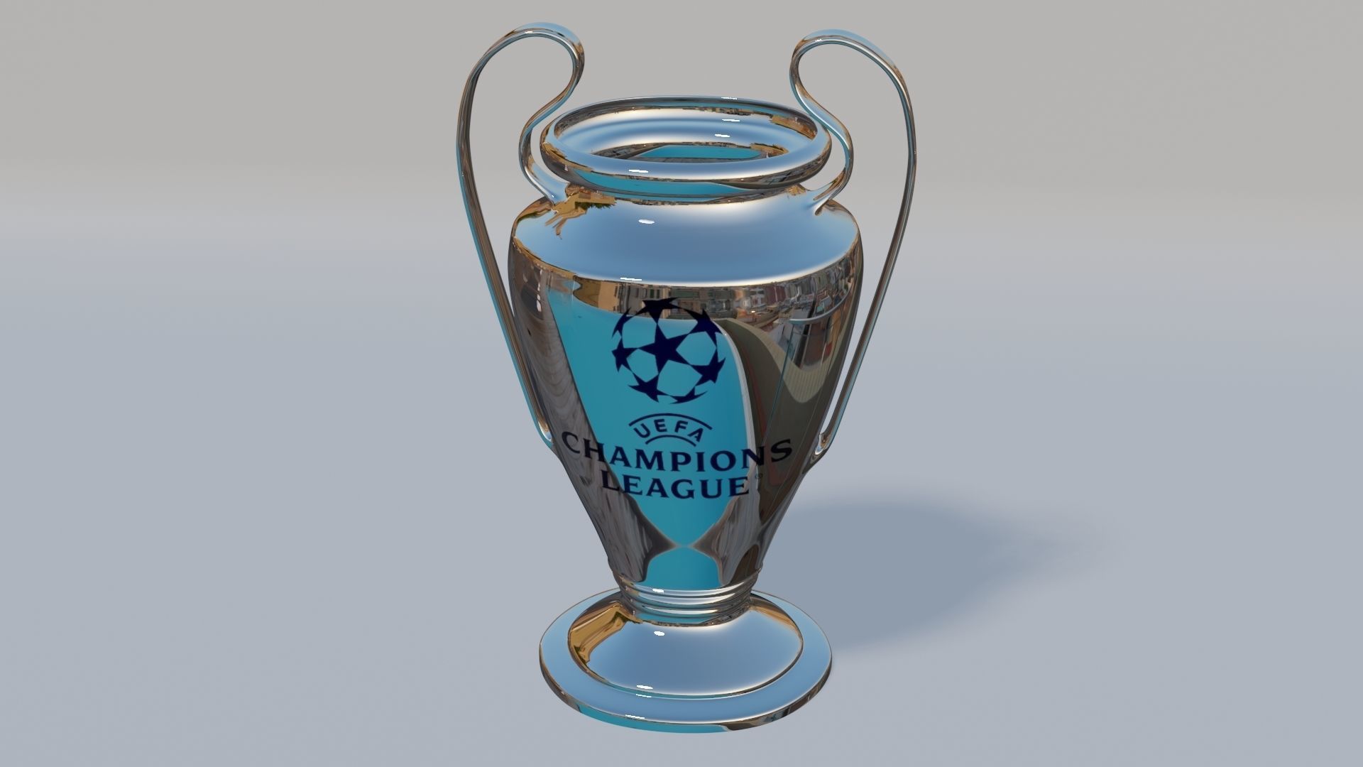 CHAMPIONS LEAGUE TROPHY 3D model | CGTrader
