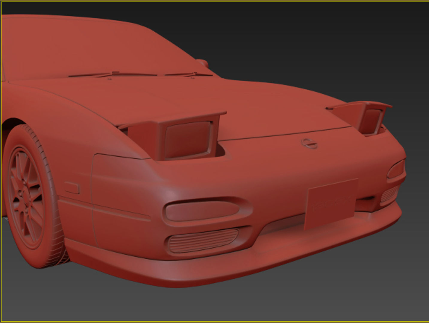 Nissan 180SX 3D model | CGTrader