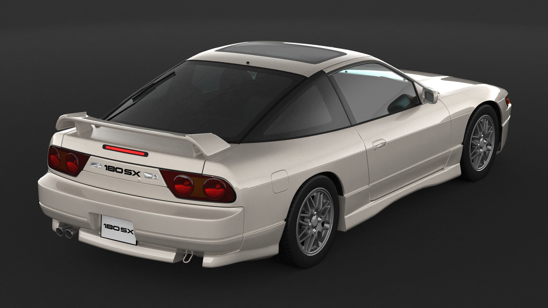 Nissan 180SX Sileighty 3D model | CGTrader