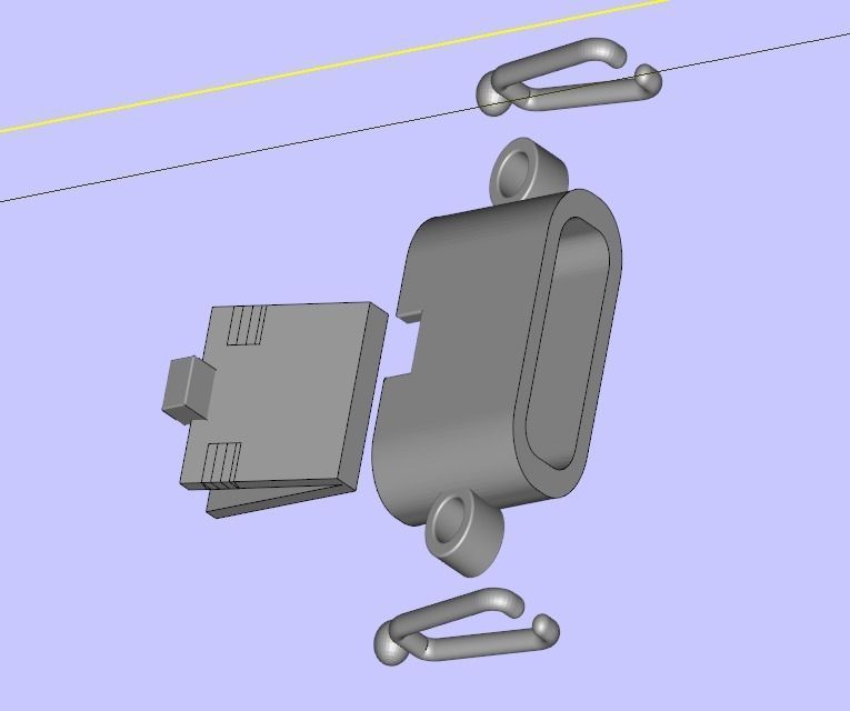 Unique Hexagon Shape Cuban Chain Cad File 3D model 3D printable | CGTrader