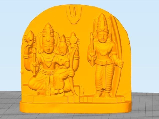 God Ram Lakshman Sita and Hanuma statues 3D model 3D printable | CGTrader