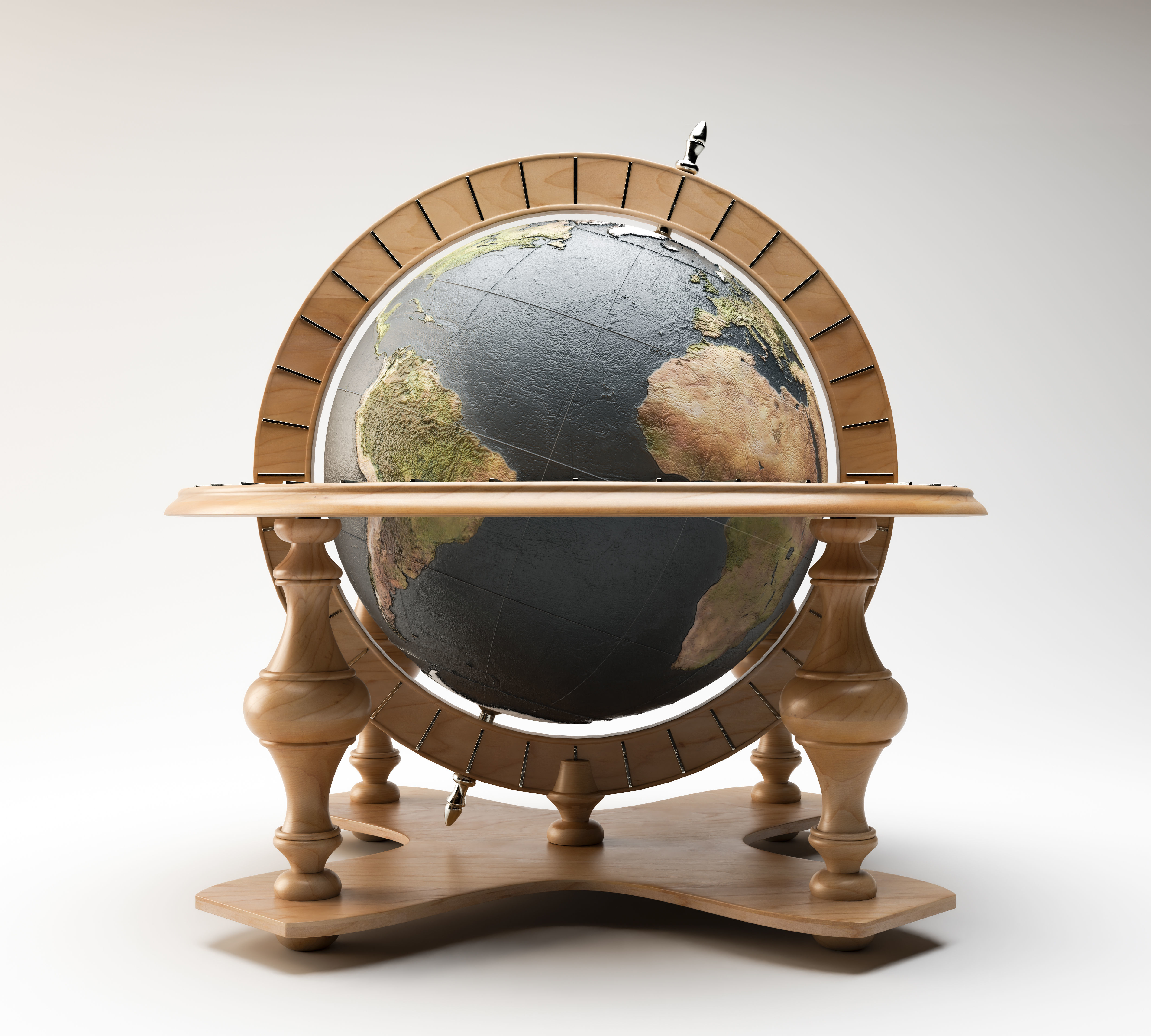 World Globe Model 3D model | CGTrader