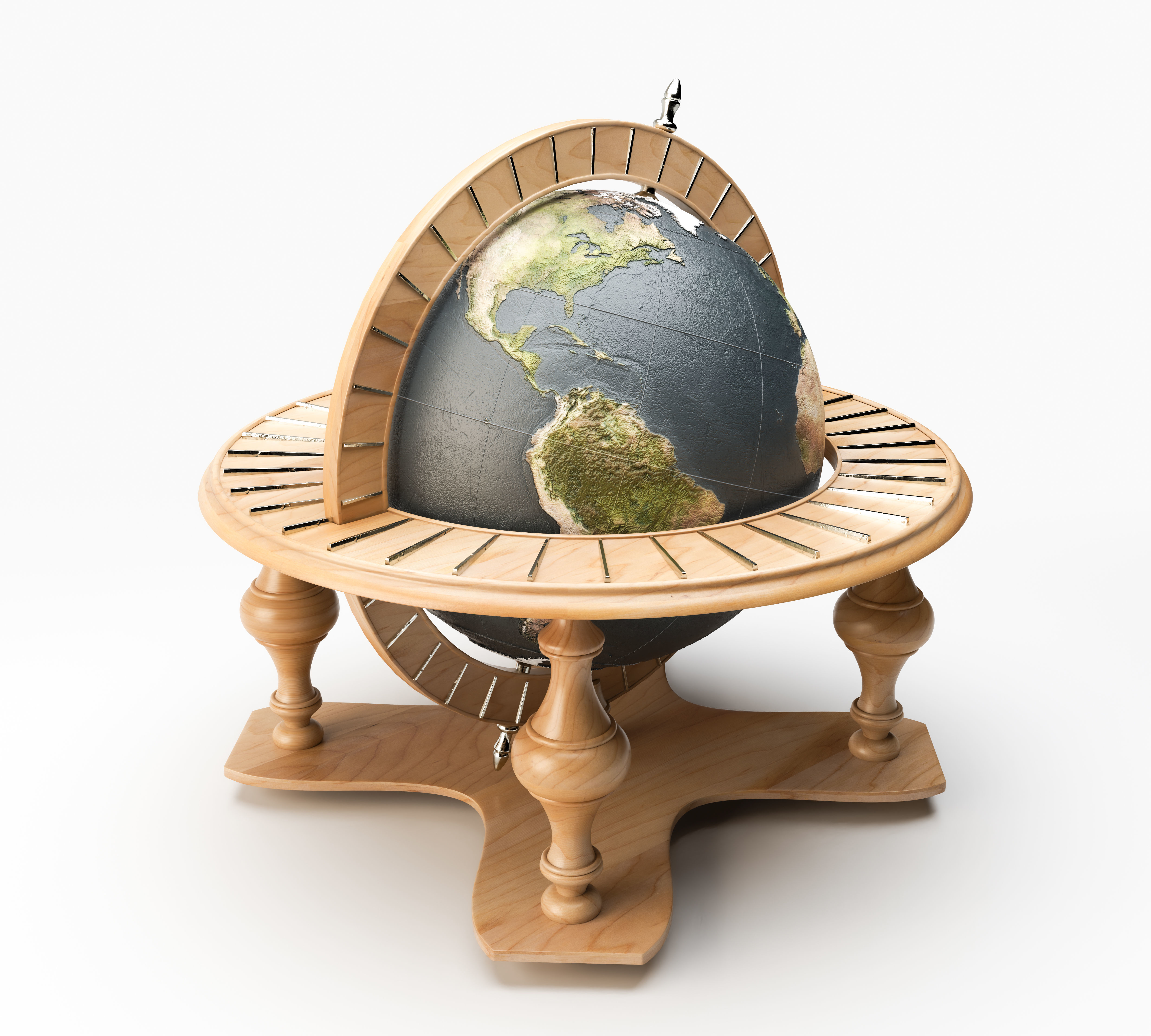World Globe Model 3D model | CGTrader