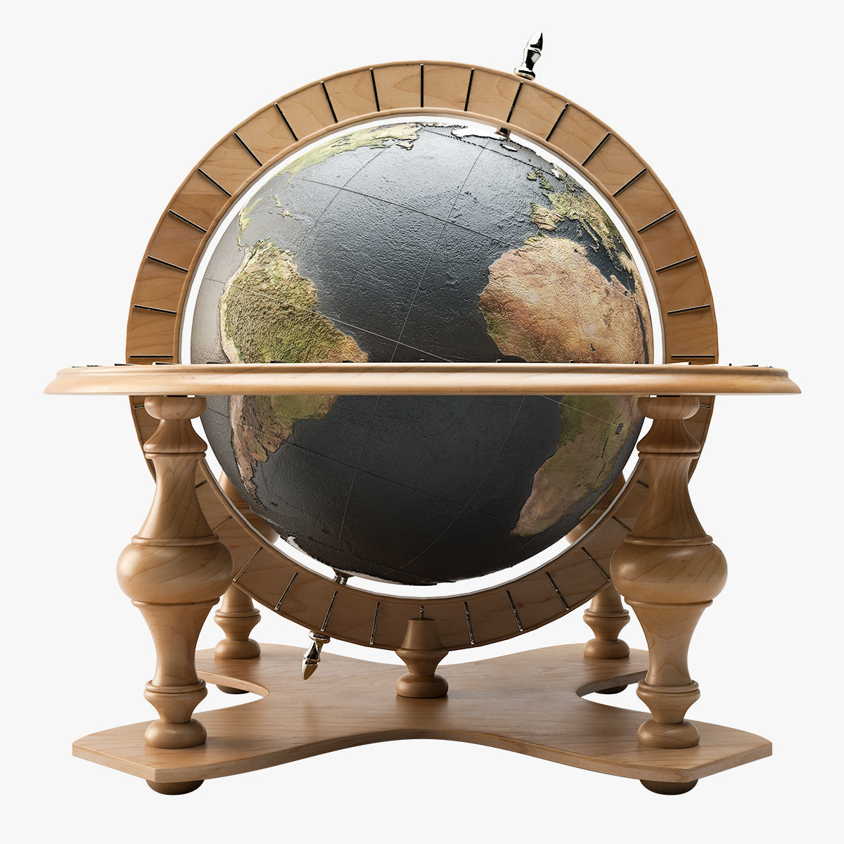 World Globe Model 3D model | CGTrader