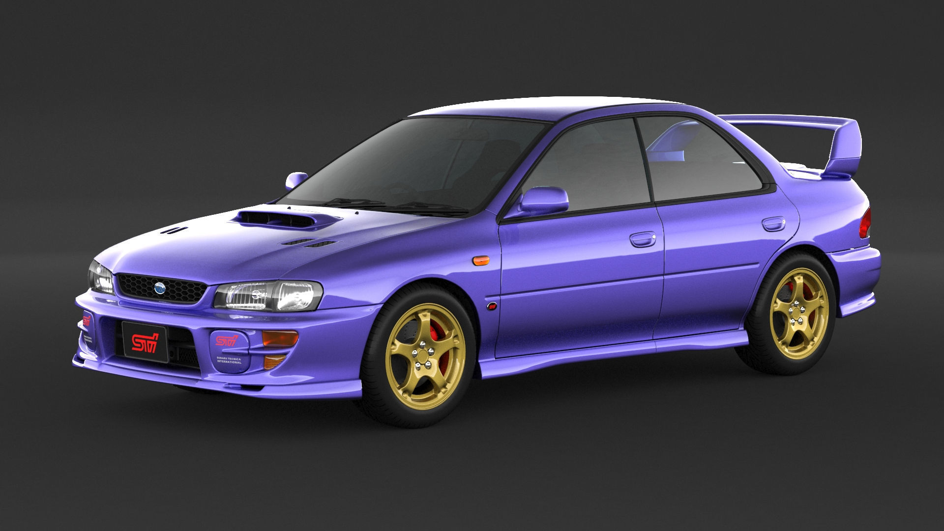 Subaru Impreza WRX STI 3D model | CGTrader