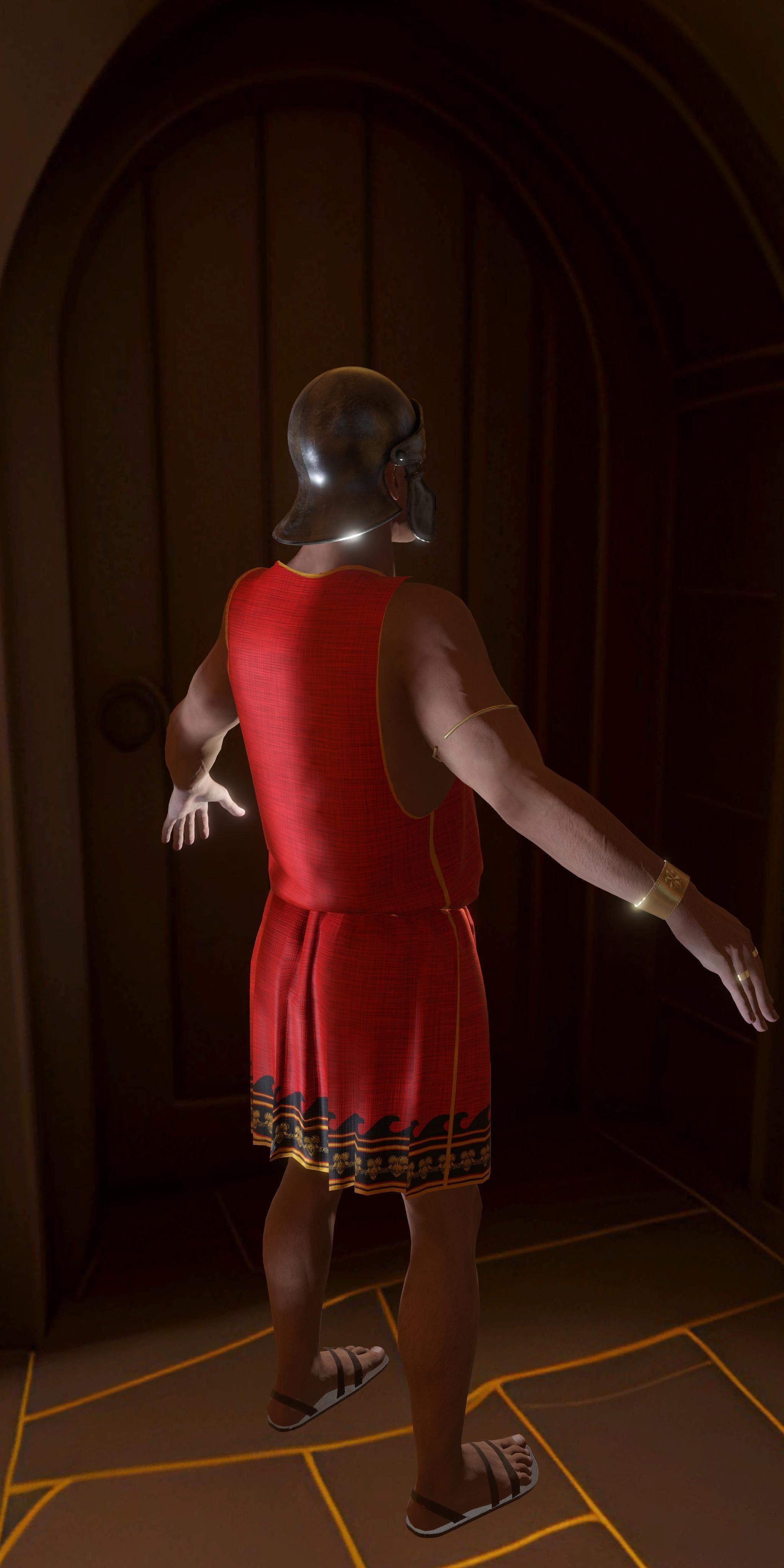 Ancient Roman Character free VR / AR / low-poly 3D model rigged | CGTrader