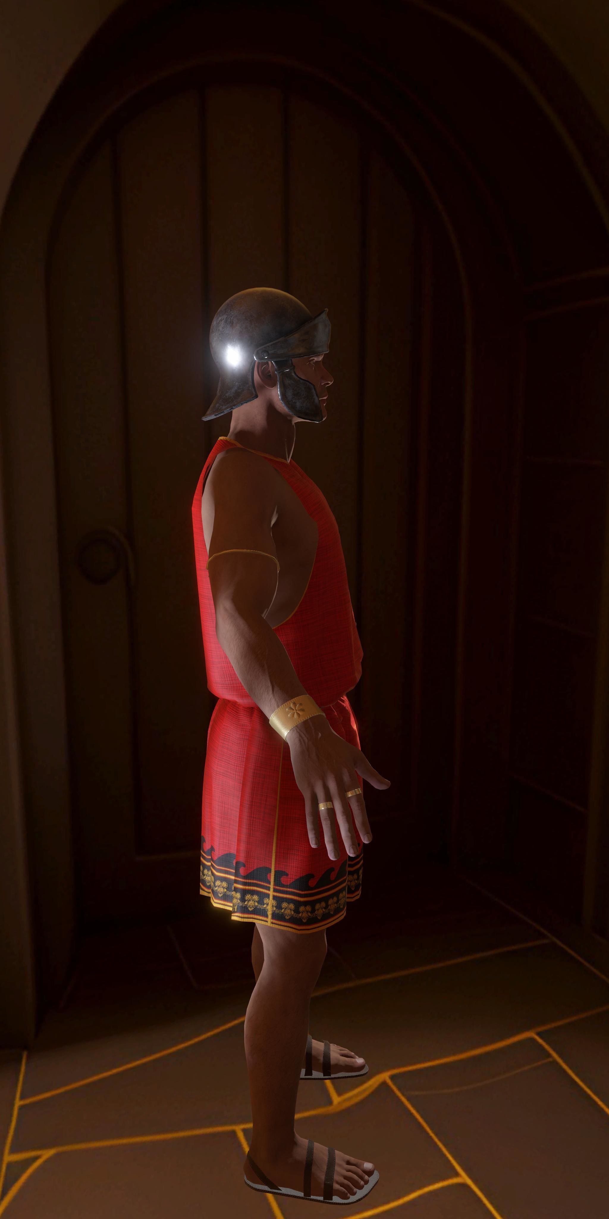 Ancient Roman Character free VR / AR / low-poly 3D model rigged | CGTrader