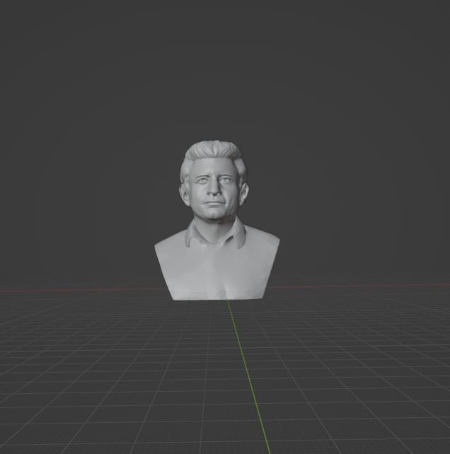 Johnny Cash 3D model 3D printable | CGTrader