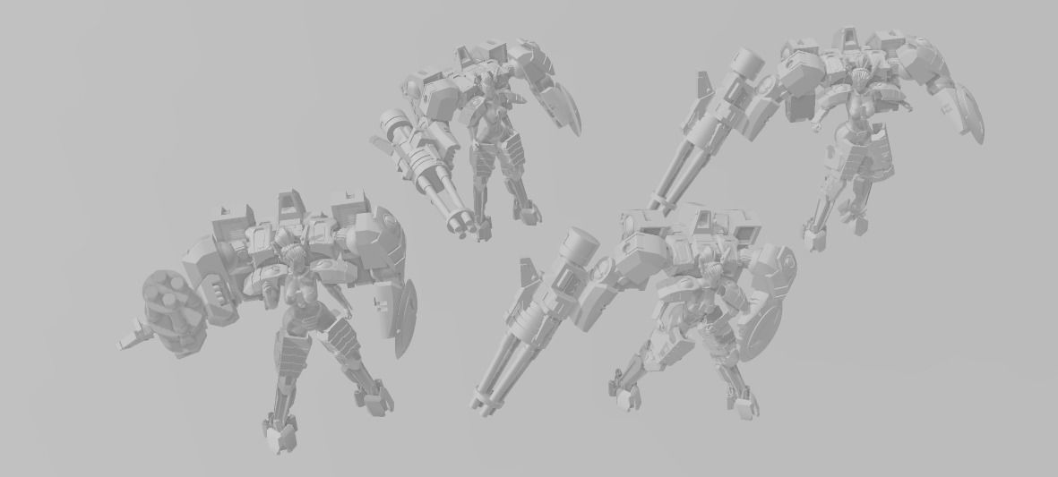 CRISIS BATTLESLUT SQUAD 3D model 3D printable | CGTrader