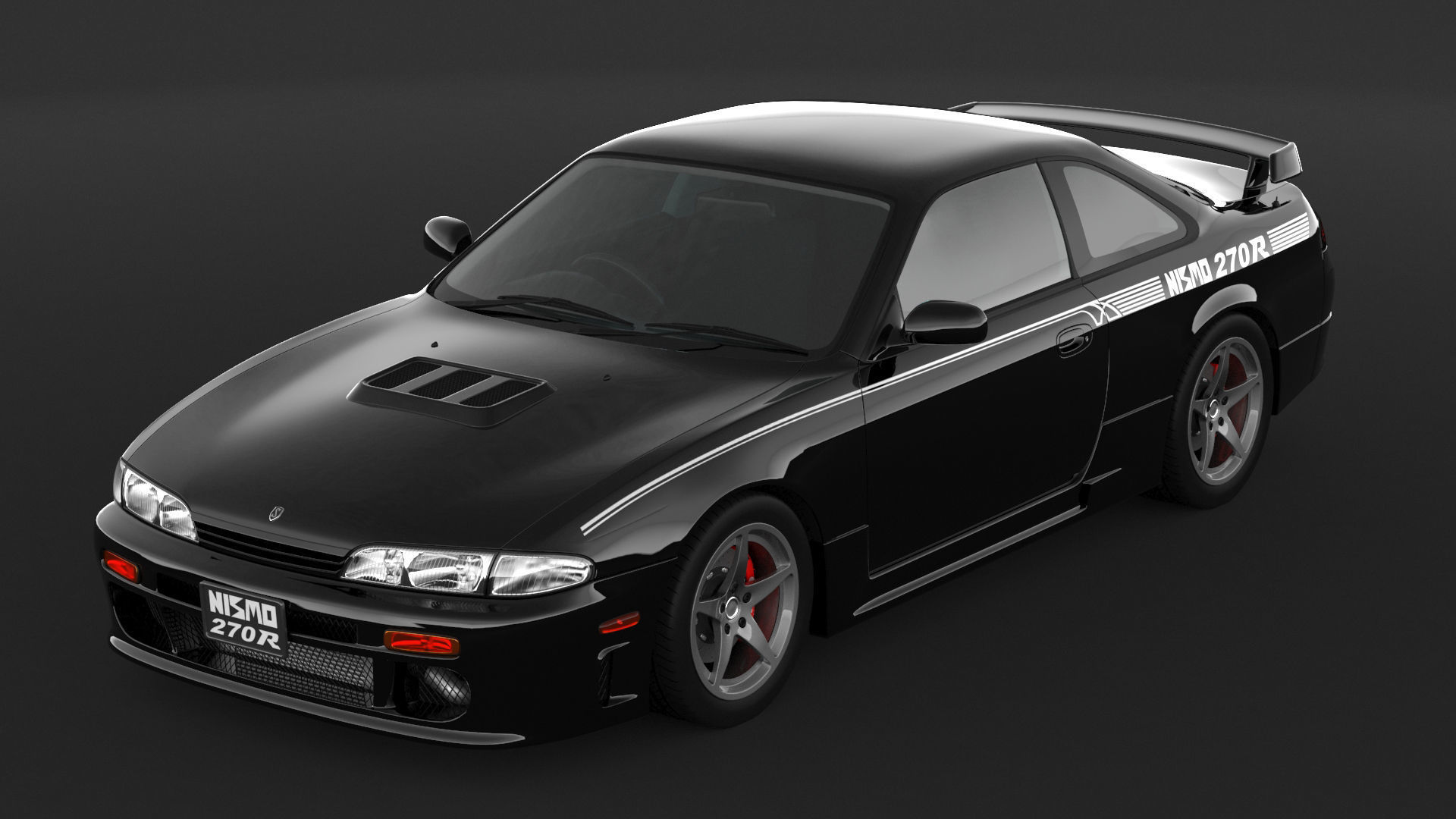 Nissan Silvia S14 270R 3D model | CGTrader