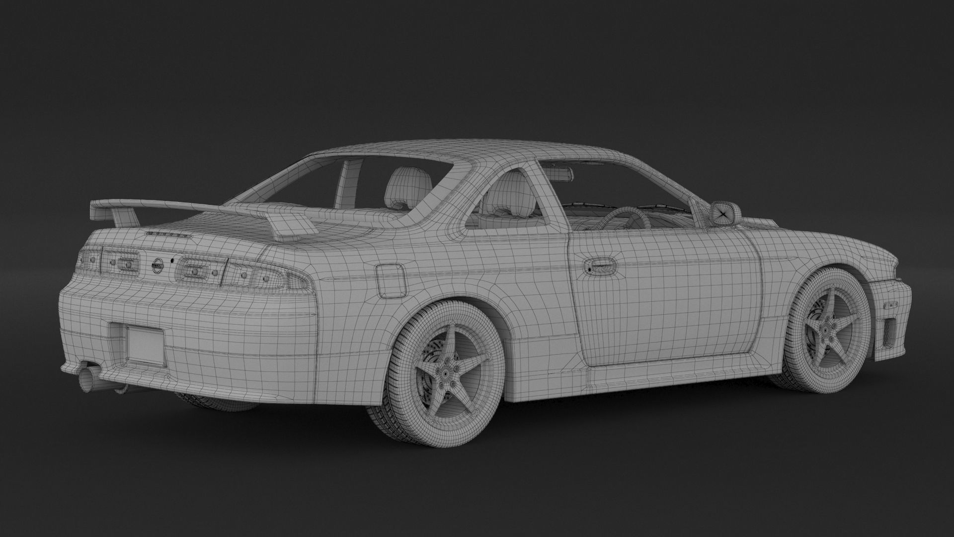 Nissan Silvia S14 270R 3D model | CGTrader