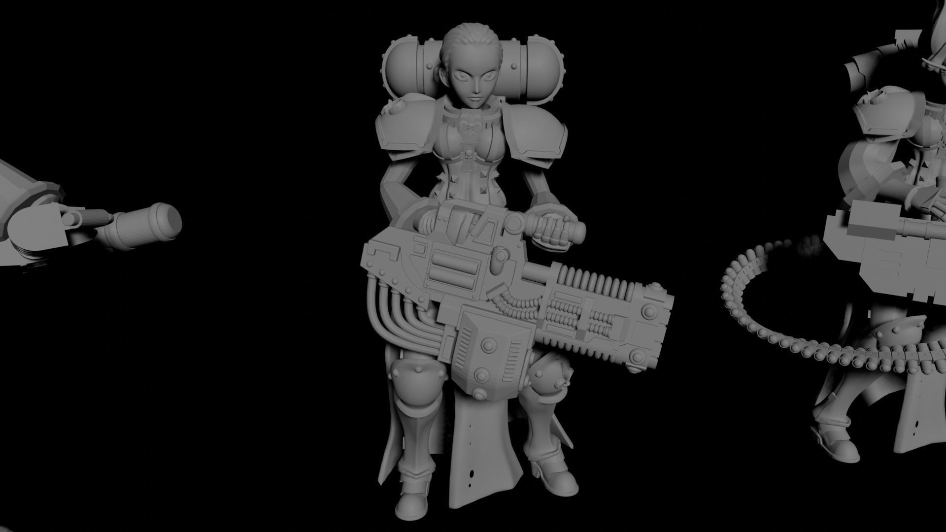 UWU Army 3D model 3D printable | CGTrader