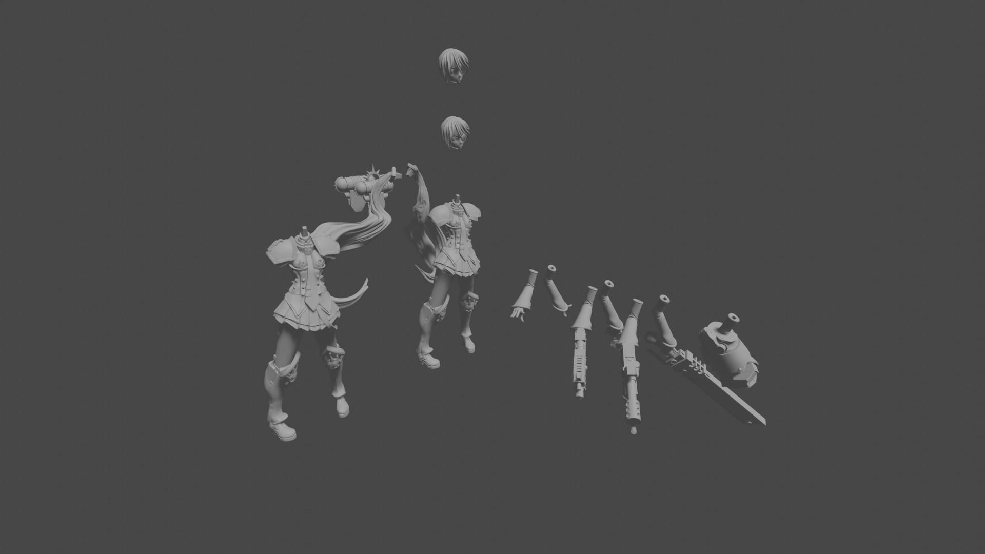 UWU Army 3D model 3D printable | CGTrader