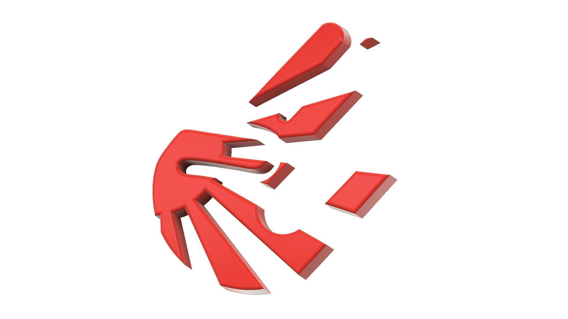 JDM Hand Stand Logo 3D model 3D printable | CGTrader