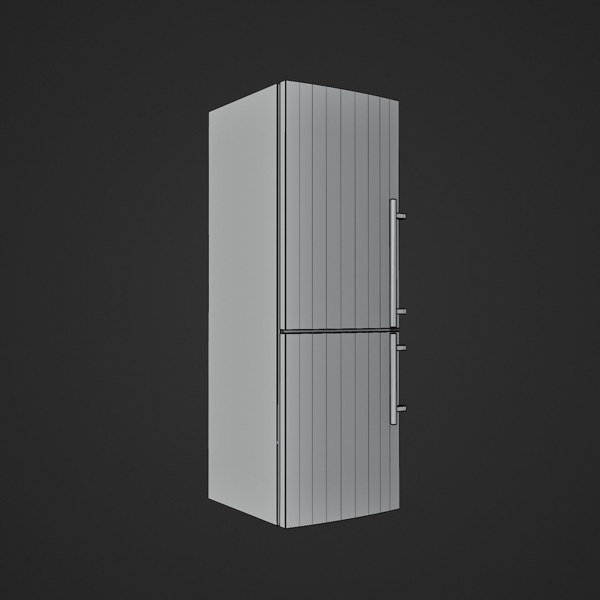 Modern Steel Fridge 3D model | CGTrader